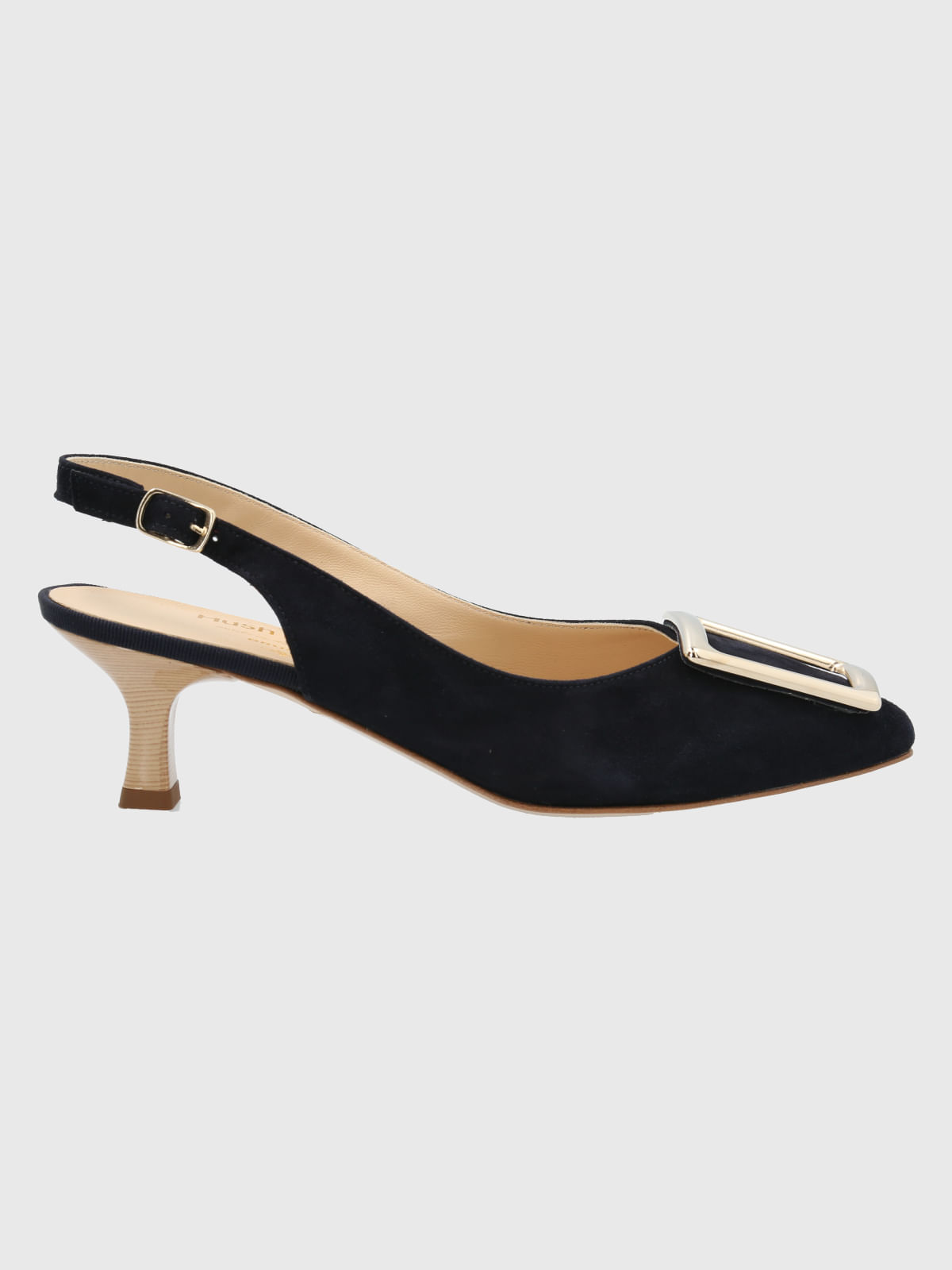 Hush Puppies Zapato Brunate Cuero Mujer Rossella Azul Oscuro